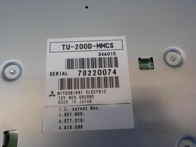 ※ワケアリ 三菱純正(MITSUBISHI)TU-200D | カー用品 カーAVアクセサリー その他カーAVアクセサリーを通販で購入する ...