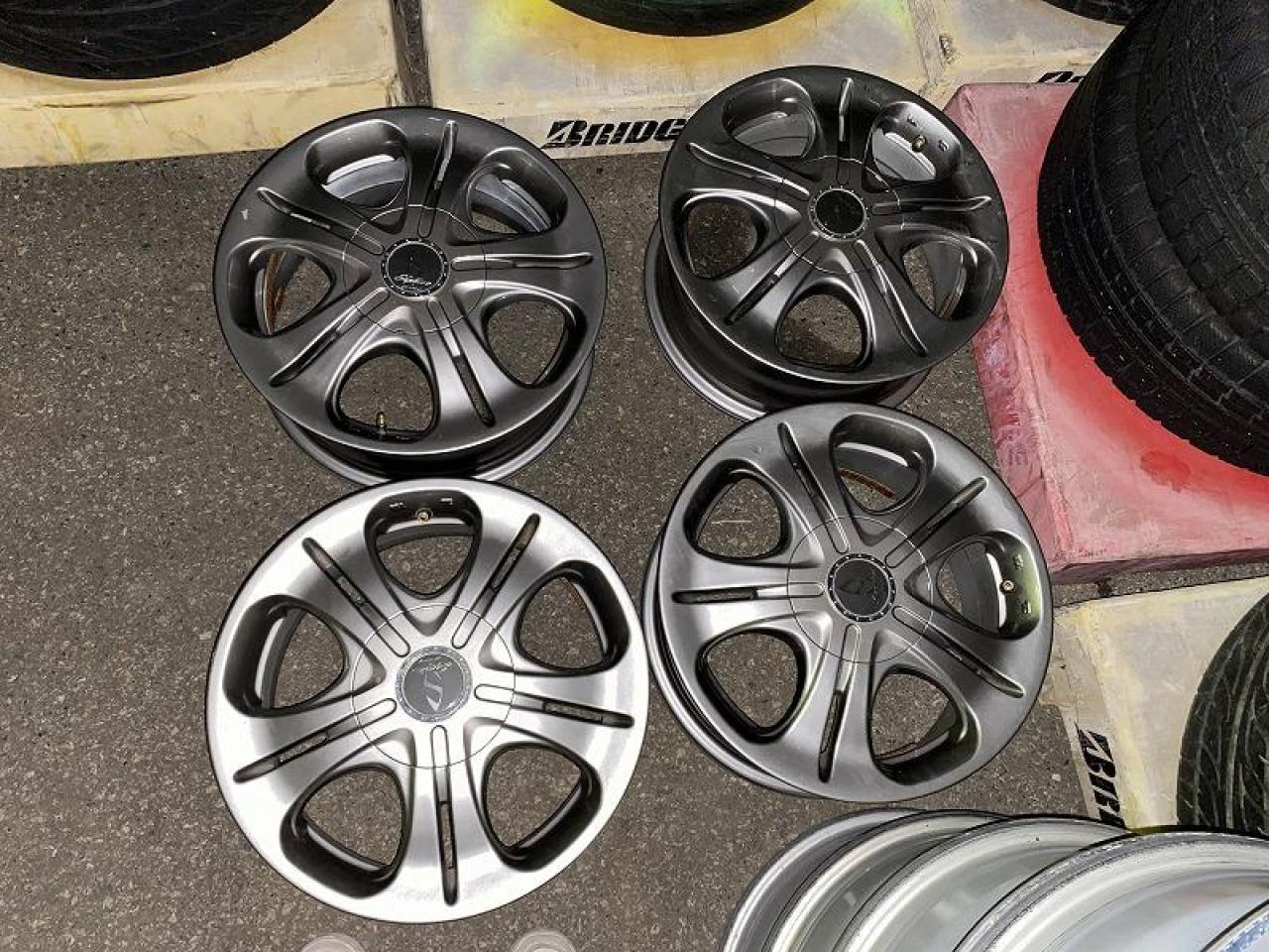 WORK(ワーク) SEPTIMO(セプティモ) 【美品】WORK SEPTIMO グレー5本ダブルスポーク マルチPCD | カー用品 アルミホイール 15インチホイールを通販で購入する ...