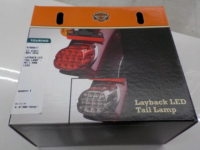 【ツーリング】HarleyDavidson(ハーレーダビッドソン) LEDテールライト レイバックスモーク/67800617【純正オプション品 ...