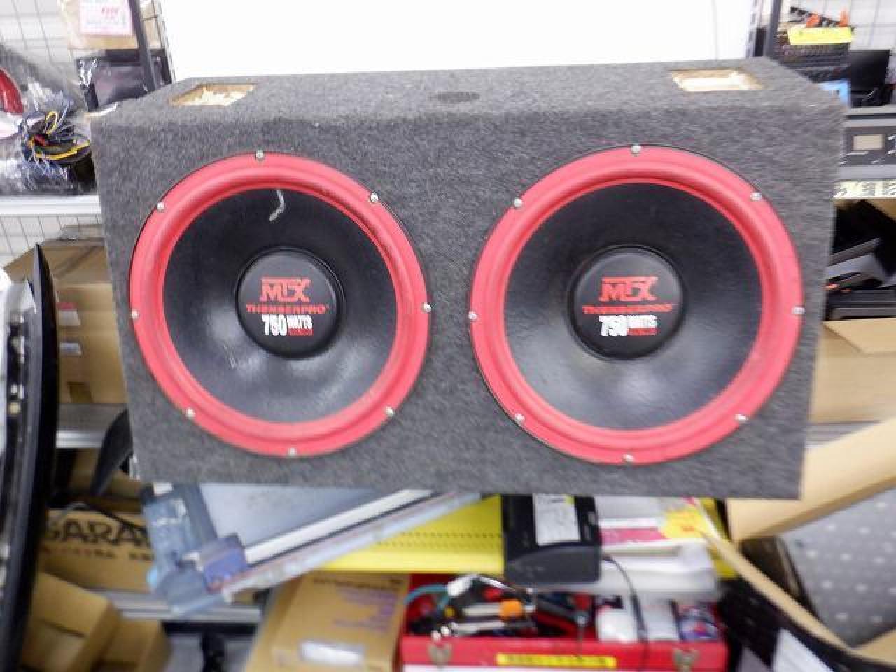 MTX THUNDER PRO サブウーハー | カー用品 スピーカー サブウーハースピーカーBOX付を通販で購入する | 中古カー＆バイク用 ...