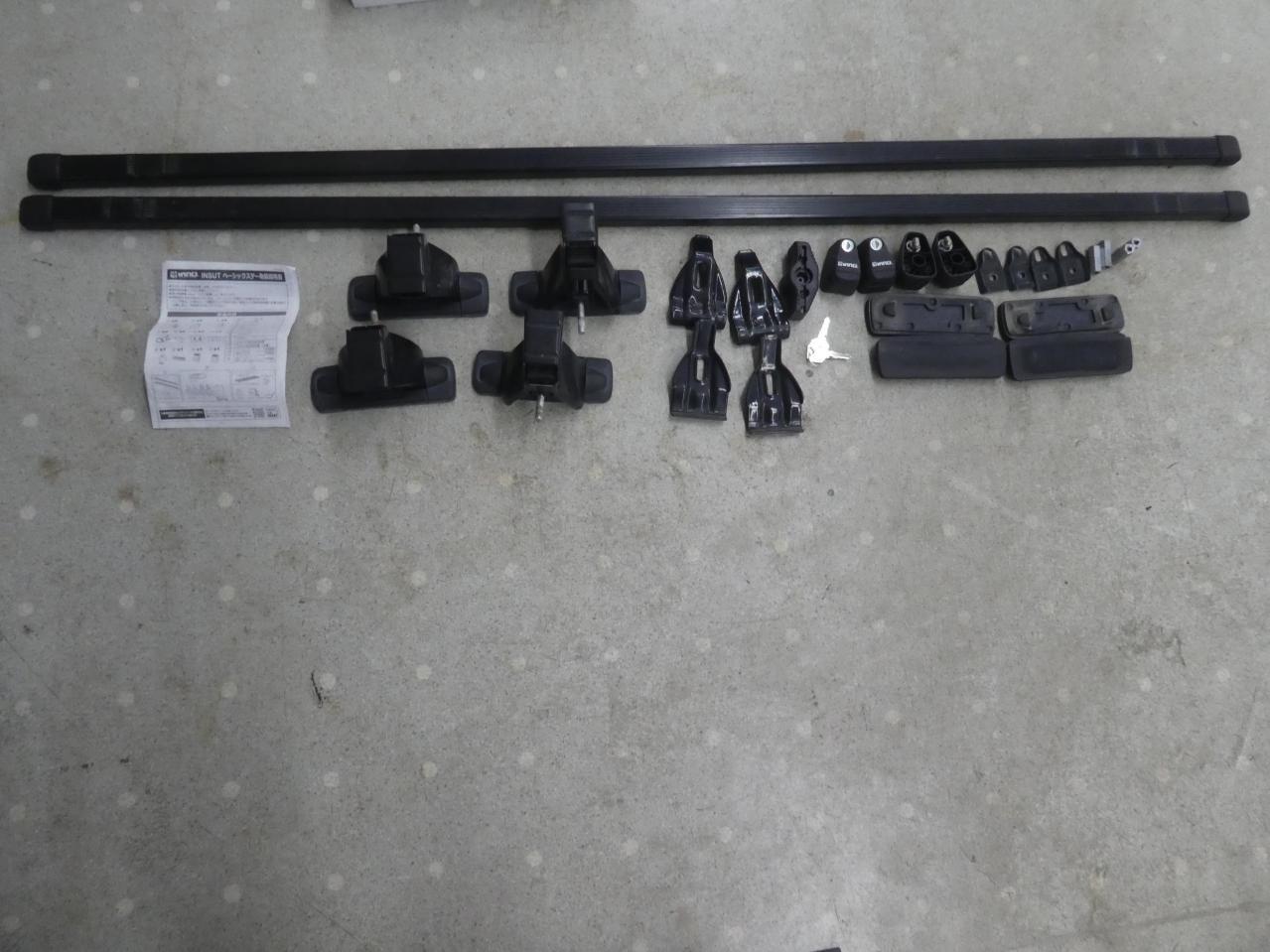 INNO ベースキャリア INSUT + K349 + スクエアバー(V03032) | 中古品 | アップガレージ 新潟新発田店 | カー用品 キャリアを通販で購入する | 中古カー＆バイク ...