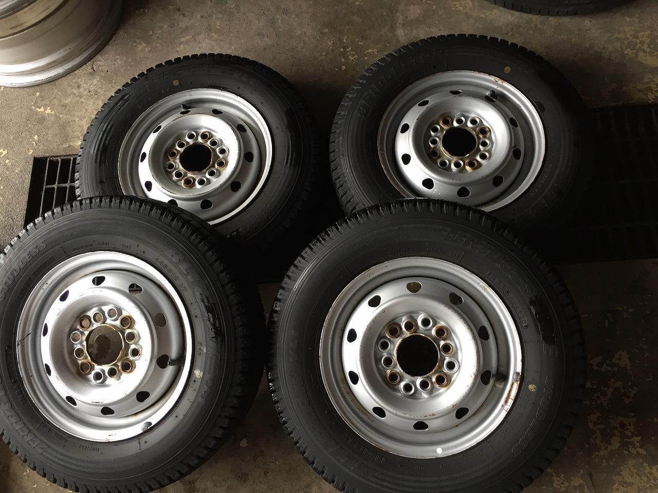 TOPY(トピー) STEEL WHEEL(スチールホイール) + BRIDGESTONE(ブリヂストン) BLIZZAK VL1 | 中古品 ...