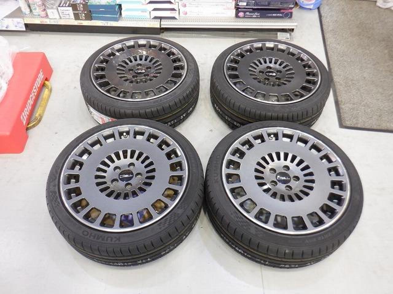 TRD TF8 + KUMHO ECSTa PS71 | カー用品 タイヤホイールセット 18インチタイヤホイールセットを通販で購入する ...