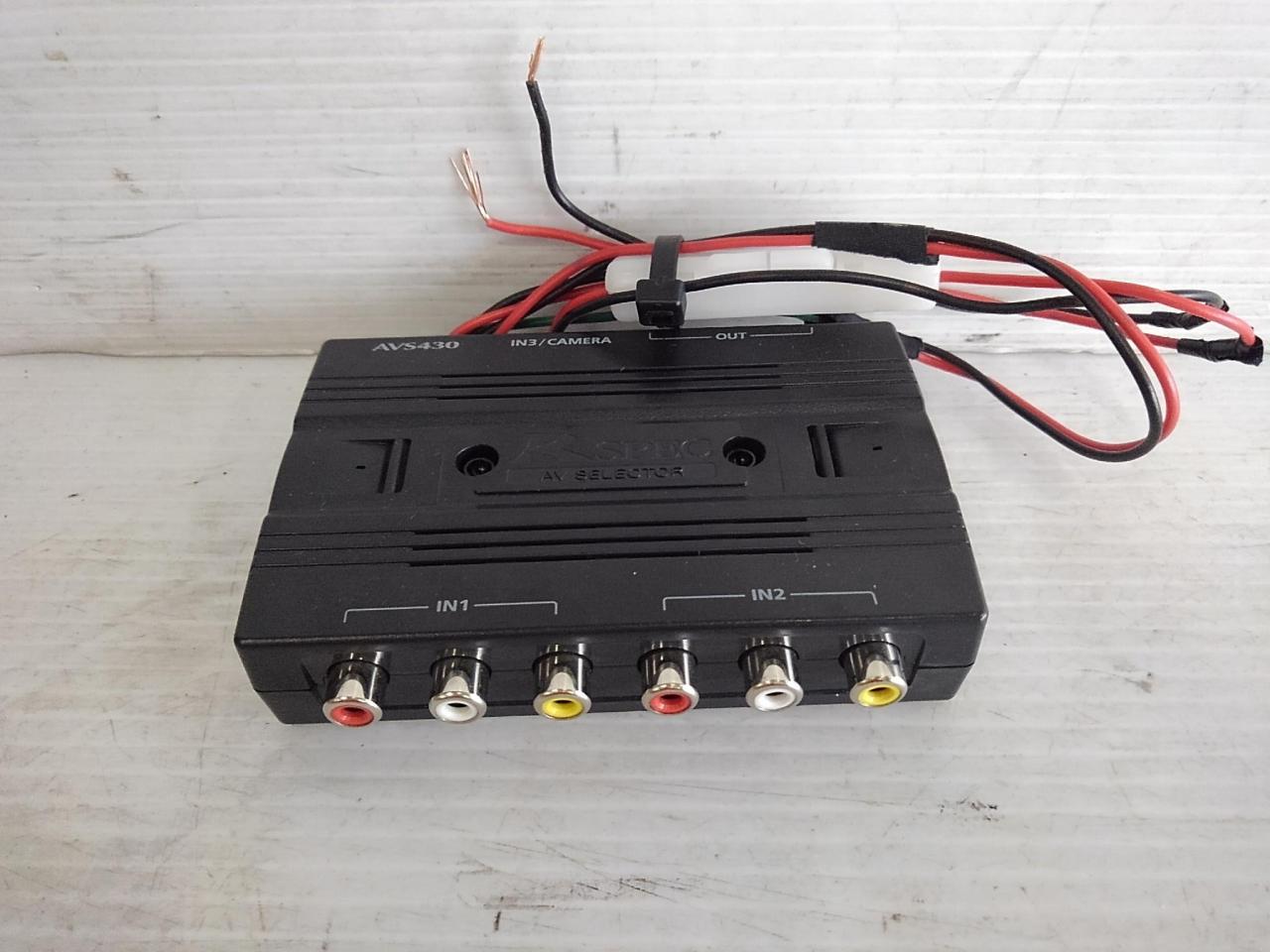 Datasystem Rspec AV SELECTOR AVS430映像分配器 | カー用品 カーAVアクセサリー その他カーAVアクセサリーを通販で購入する | 中古カー＆バイク用品の販売 ...