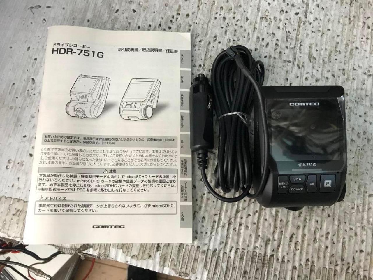 COMTEC HDR-751G | 中古品 | アップガレージ 岐阜店 | カー用品 カーAVアクセサリー ドライブレコーダーを通販で購入する | 中古カー＆バイク用品の販売ならアップガレージ