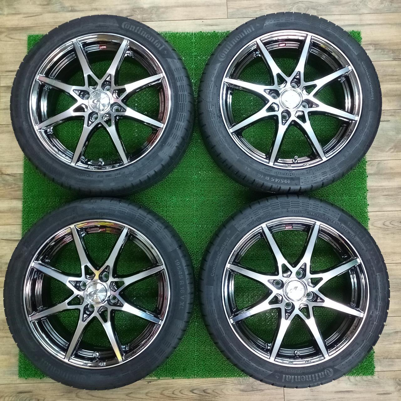 weds(ウェッズ) LEONIS(レオニス) SV + Continental(コンチネンタル) ContiEcoContact5 2018年製造 | カー用品 タイヤホイールセット 16 ...