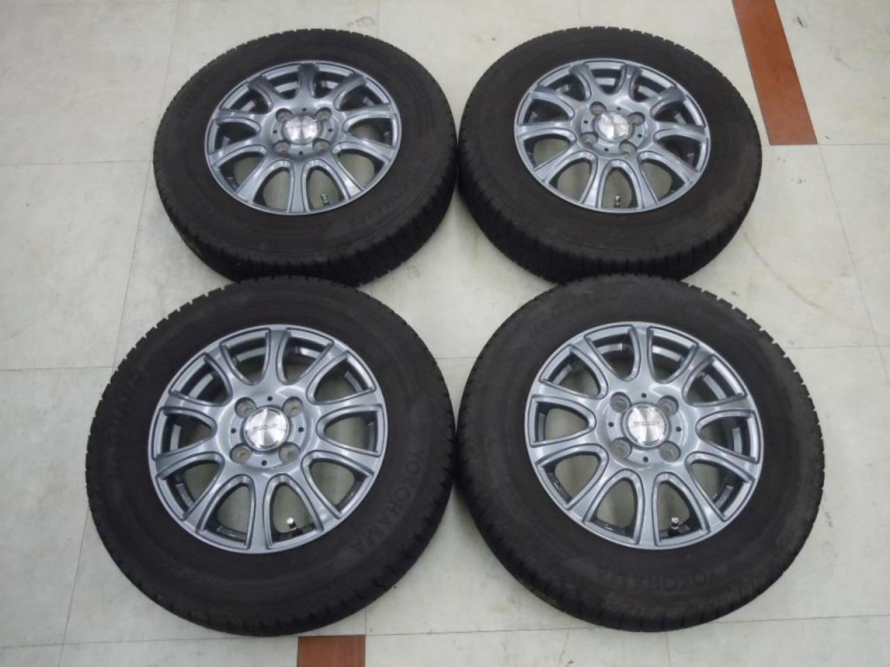 ※店頭 weds AMALIA + YOKOHAMA ICE GUARD IG50 | カー用品 スタッドレスタイヤホイールセット 13インチ ...