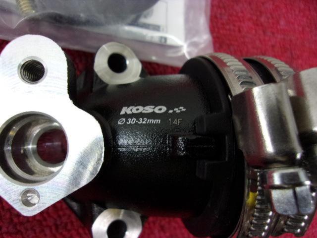 KOSO ビッグインテークマニホールド 30-32mm シグナスX | 新古品 | アップガレージ ライダースナップス足立店 | バイク用品 ...