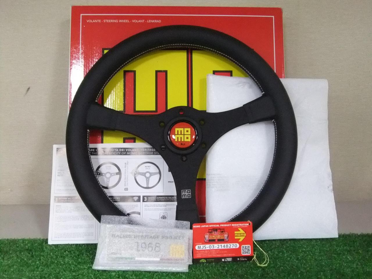MOMO RACING HERITAGE 1968(レーシングヘリテージ1968) 限定品 | カー用品 インテリア ステアリングを通販で購入 ...