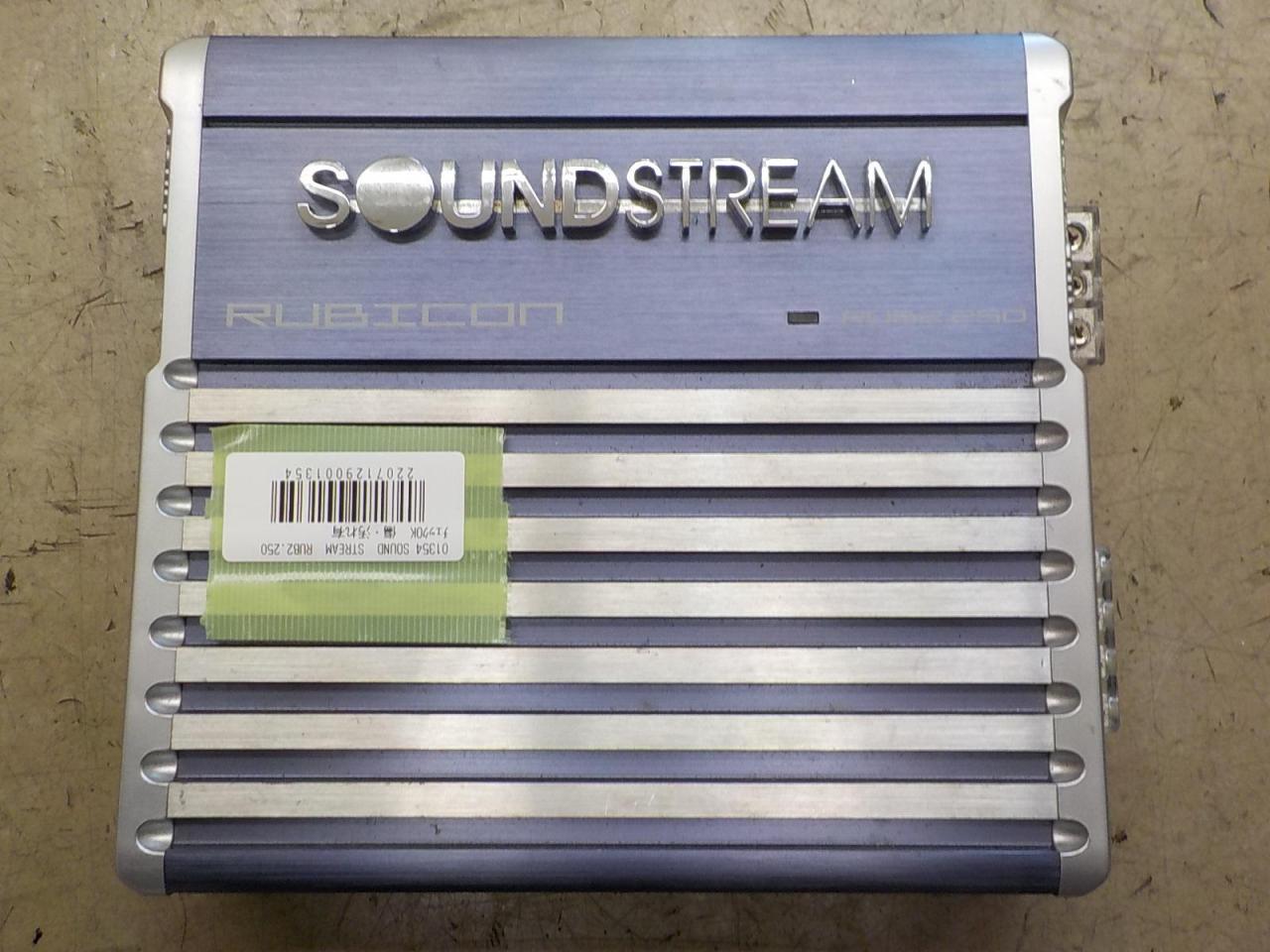 SOUND STREAM RUB2.250 | カー用品 アンプを通販で購入する | 中古カー＆バイク用品の販売ならアップガレージ