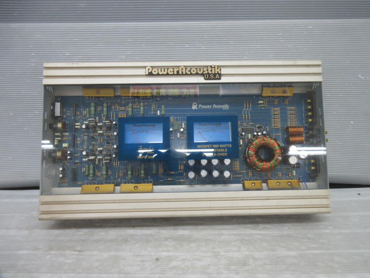 PowerAcoustik U.S.A(パワーアコースティック) 2APC-980 | カー用品 アンプを通販で購入する | 中古カー＆バイク ...