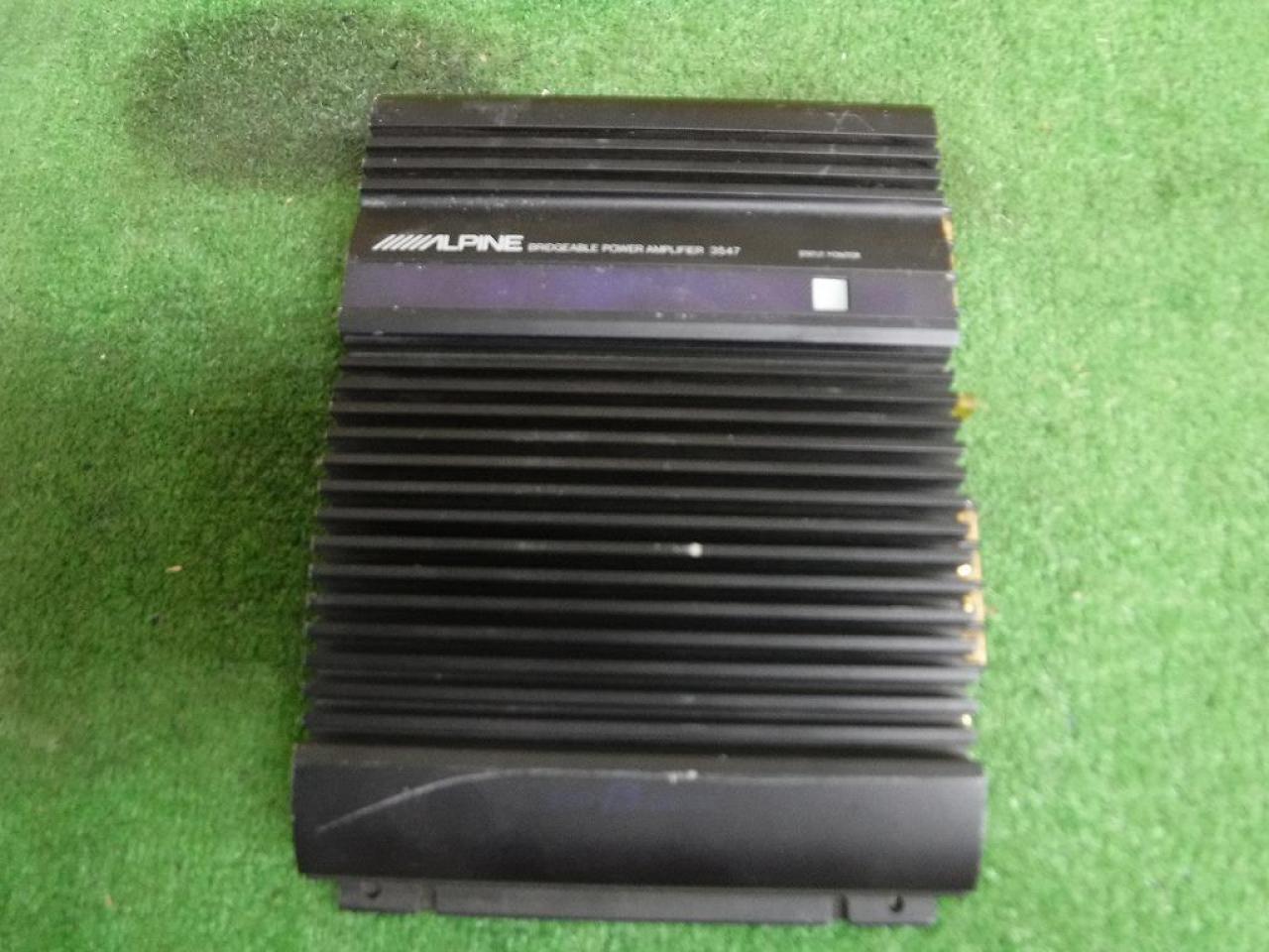 ALPINE 3547 2chアンプ | カー用品 アンプを通販で購入する | 中古カー＆バイク用品の販売ならアップガレージ