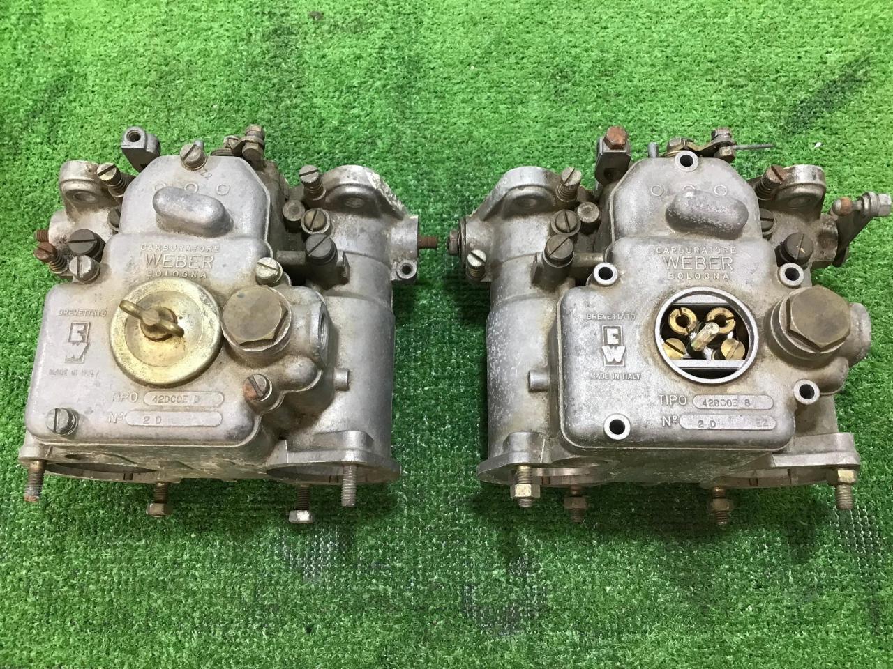 【値下げ!】WEBER(ウェーバー) [42D COE] キャブ2基 40Φ 2分割 | 中古品 | アップガレージ 鈴鹿店 | カー用品 ...