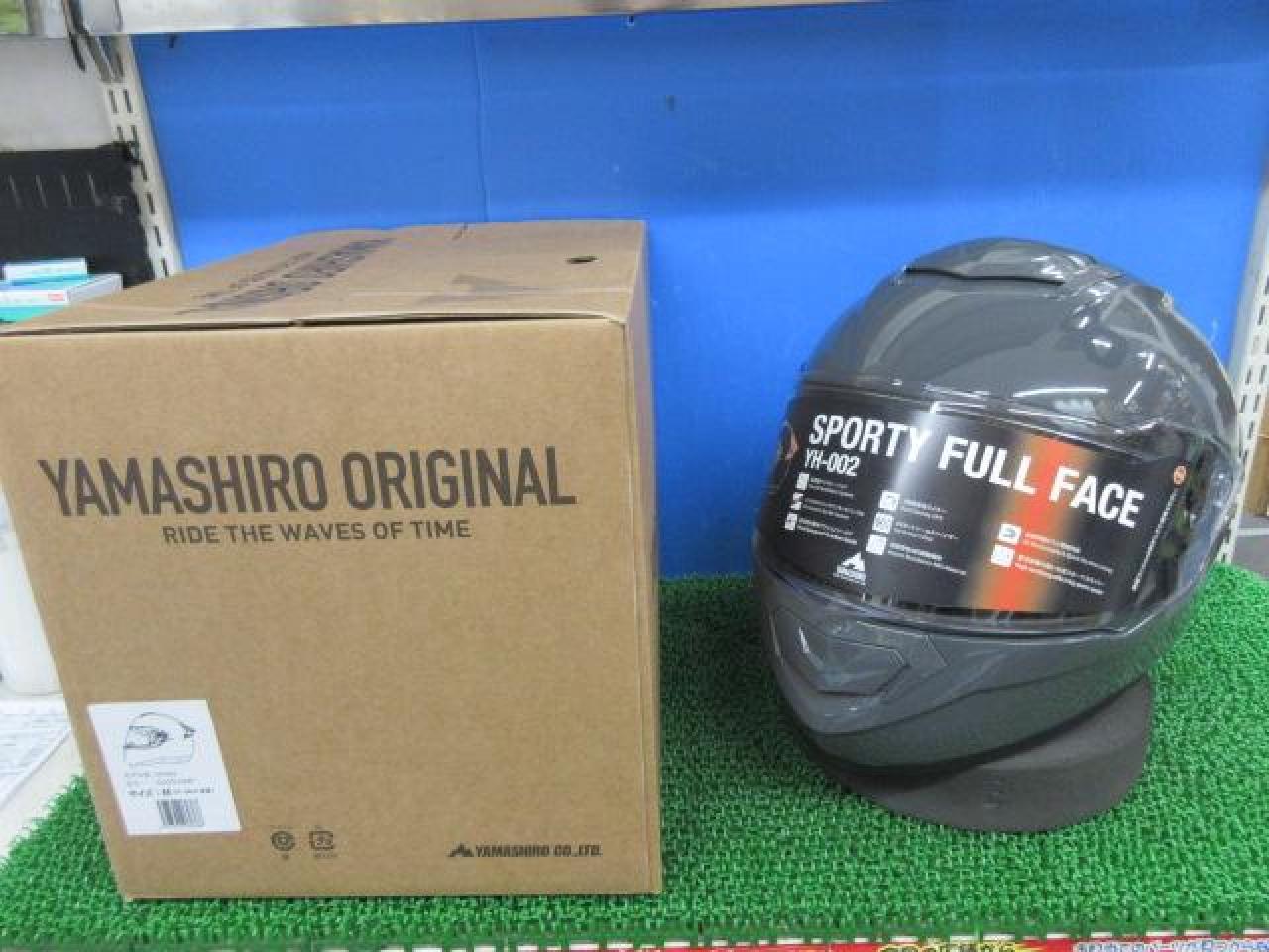 ㈱山城 YH-002 フルフェイスヘルメット Gloss Glay Mサイズ | 新古品 | アップガレージ ライダース埼玉上尾店 | バイク用品 ヘルメット フルフェイス(二輪)を通販で購入 ...