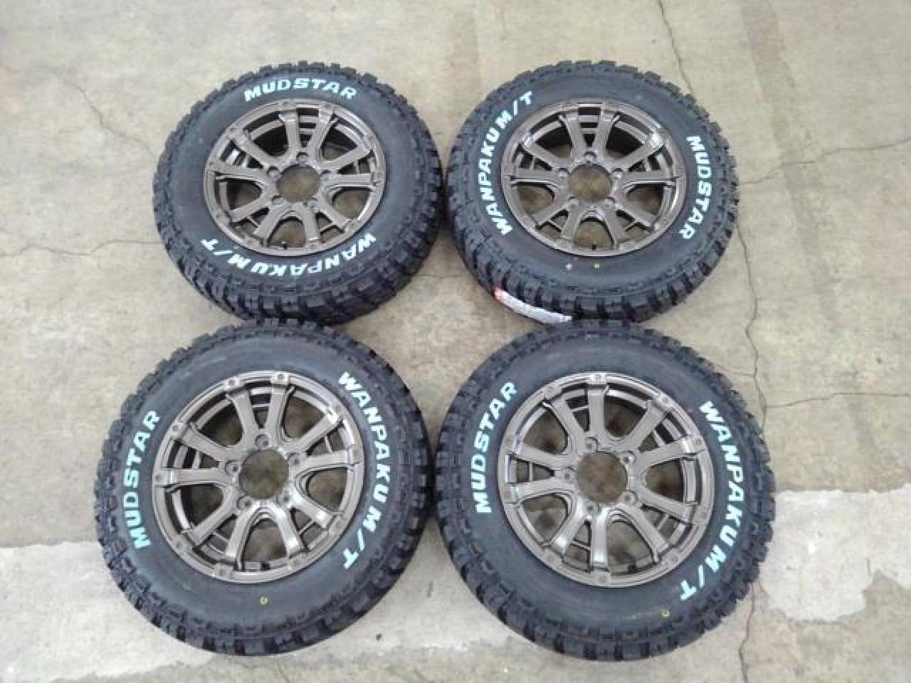 ★最終特価★ BEST(ベスト) MUD BAHN(マッドバーン) XR-600S セミグロスブロンズ + MUDSTAR WANPAKU M/T | カー用品 タイヤホイールセット 16 ...