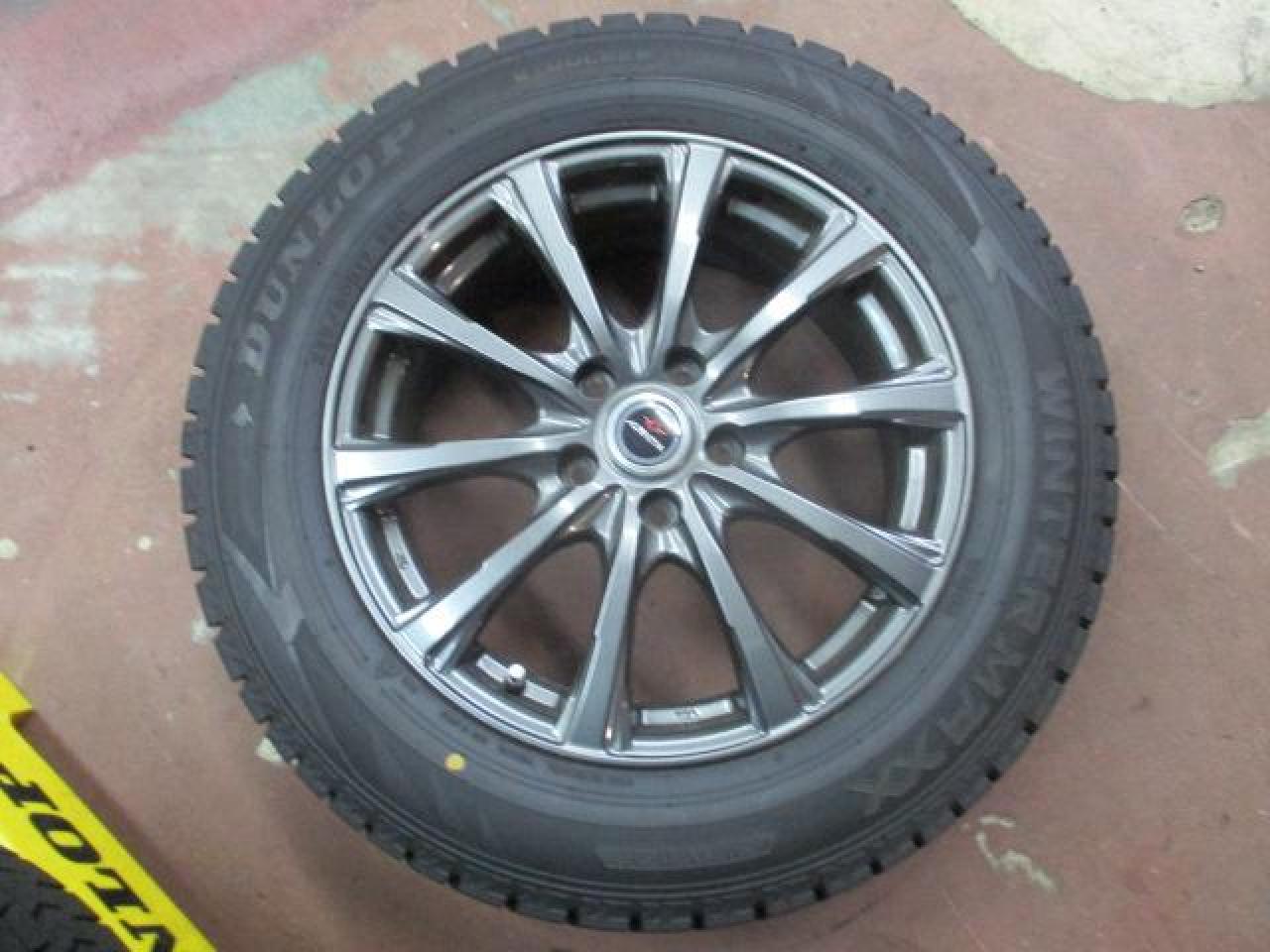 DUNLOP AIRNOVA SB10 + DUNLOP WINTERMAXX WM02 (V08861) | カー用品 スタッドレスタイヤホイールセット 17インチスタッドレスタイヤホイール ...