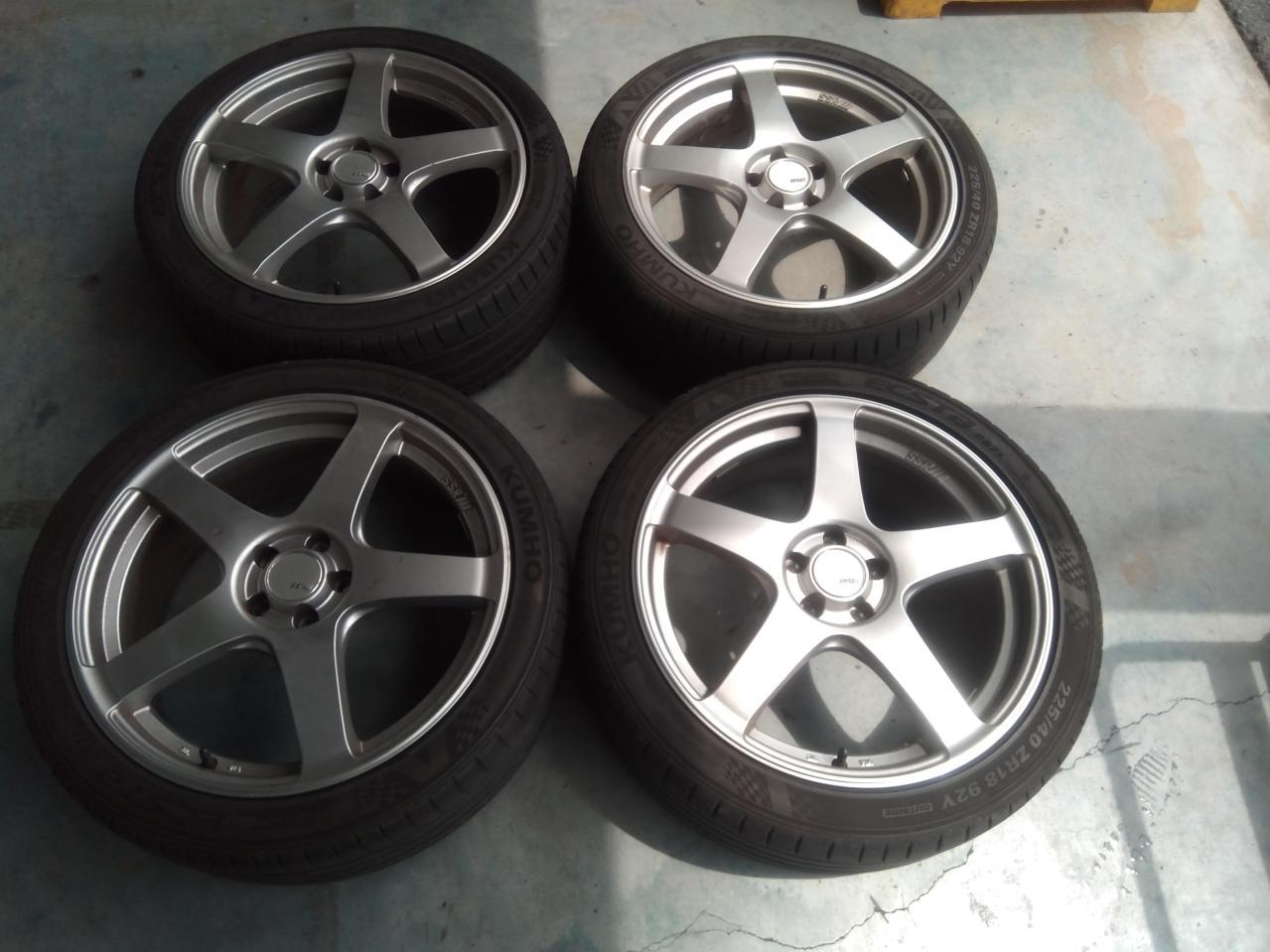 TANABE SSR GT V01 +KUMHO ECSTA PS71【値下げしました】 | カー用品 タイヤホイールセット 18インチタイヤ ...