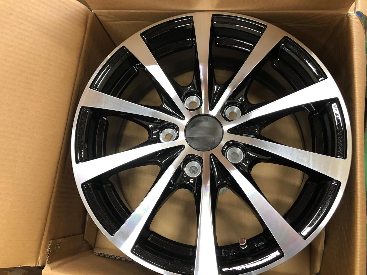 HOT STUFF(ホットスタッフ) [LE03-11] Laffite(ラフィット) LE-03 (ブラックポリッシュ) 4本セット #未使用 | カー用品 アルミホイール 15インチ ...