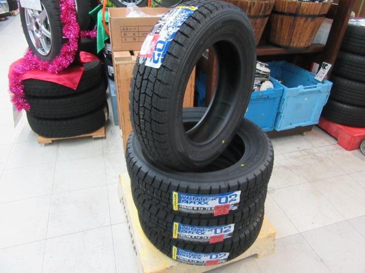 WINTER MAXX 02 165/65R14 79Q 4本 | カー用品 スタッドレスタイヤ 14インチスタッドレスタイヤを通販で購入する | 中古カー＆バイク用品の販売ならアップガレージ