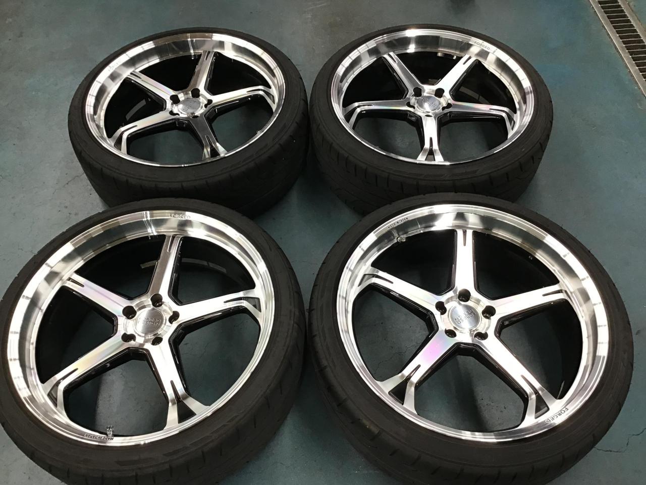 M’z SPEED(エムズスピード) FORGED DESIGN(フォージド デザイン) 888 + NITTO(ニットー) INVO 4本 ...