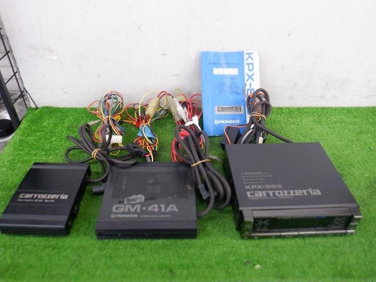 carrozzeria KPX-888 + GM-600 + PIONEER GM-41A | カー用品 ヘッドユニット カセットチューナーを通販で購入する | 中古カー＆バイク用品の販売なら ...