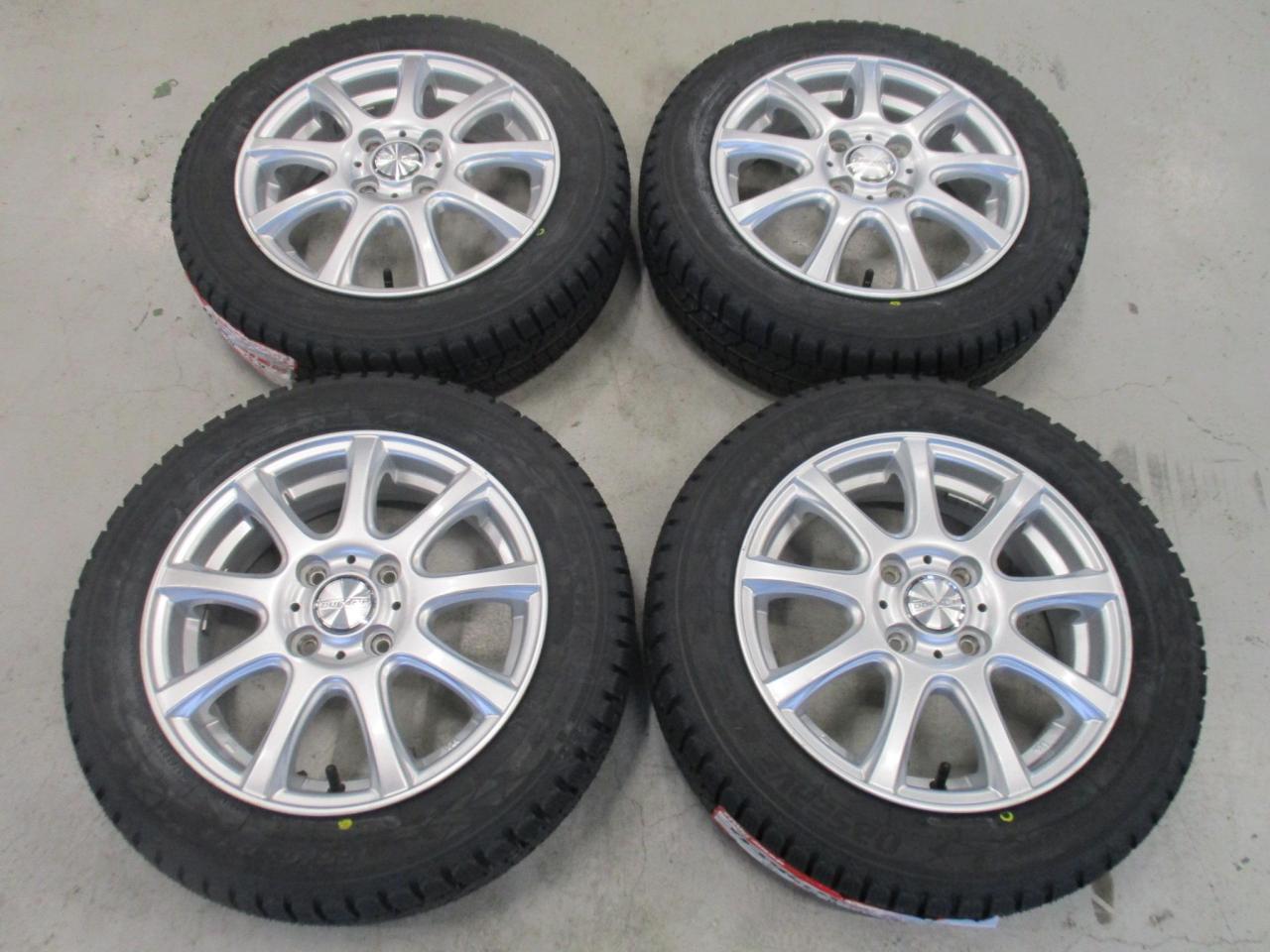 DUNLOP(ダンロップ) DUFACT DS9 + TOYO(トーヨー) OBSERVE GIZ2 | カー用品 スタッドレスタイヤホイールセット 14インチスタッドレスタイヤホイールセット ...