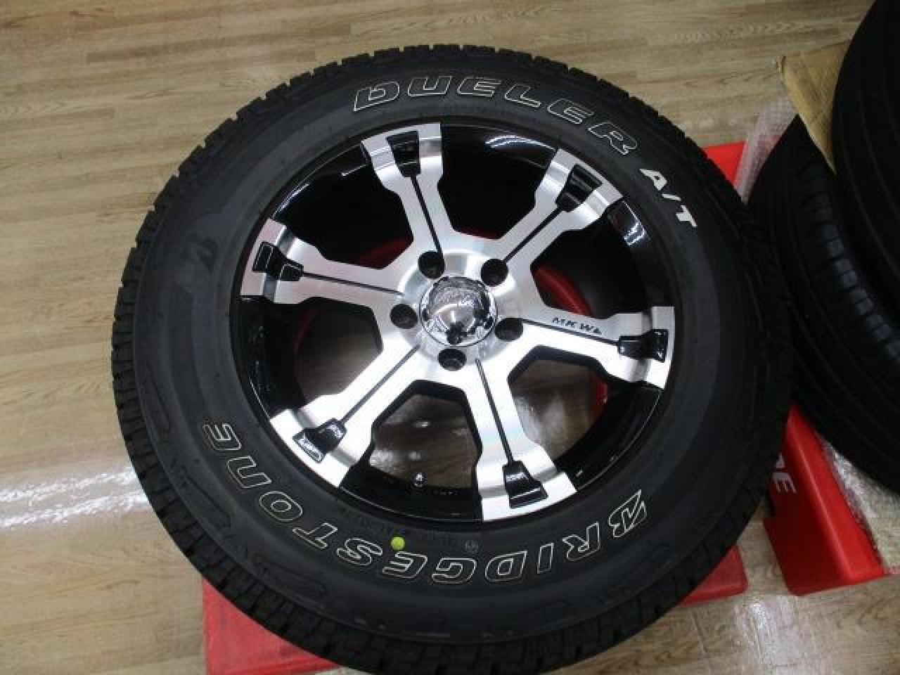 TRISTAR INTERNATIONAL MKW MK-36 + BRIDGESTONE DUELER A/T 103S | カー用品 タイヤホイールセット 16インチタイヤホイールセットの ...