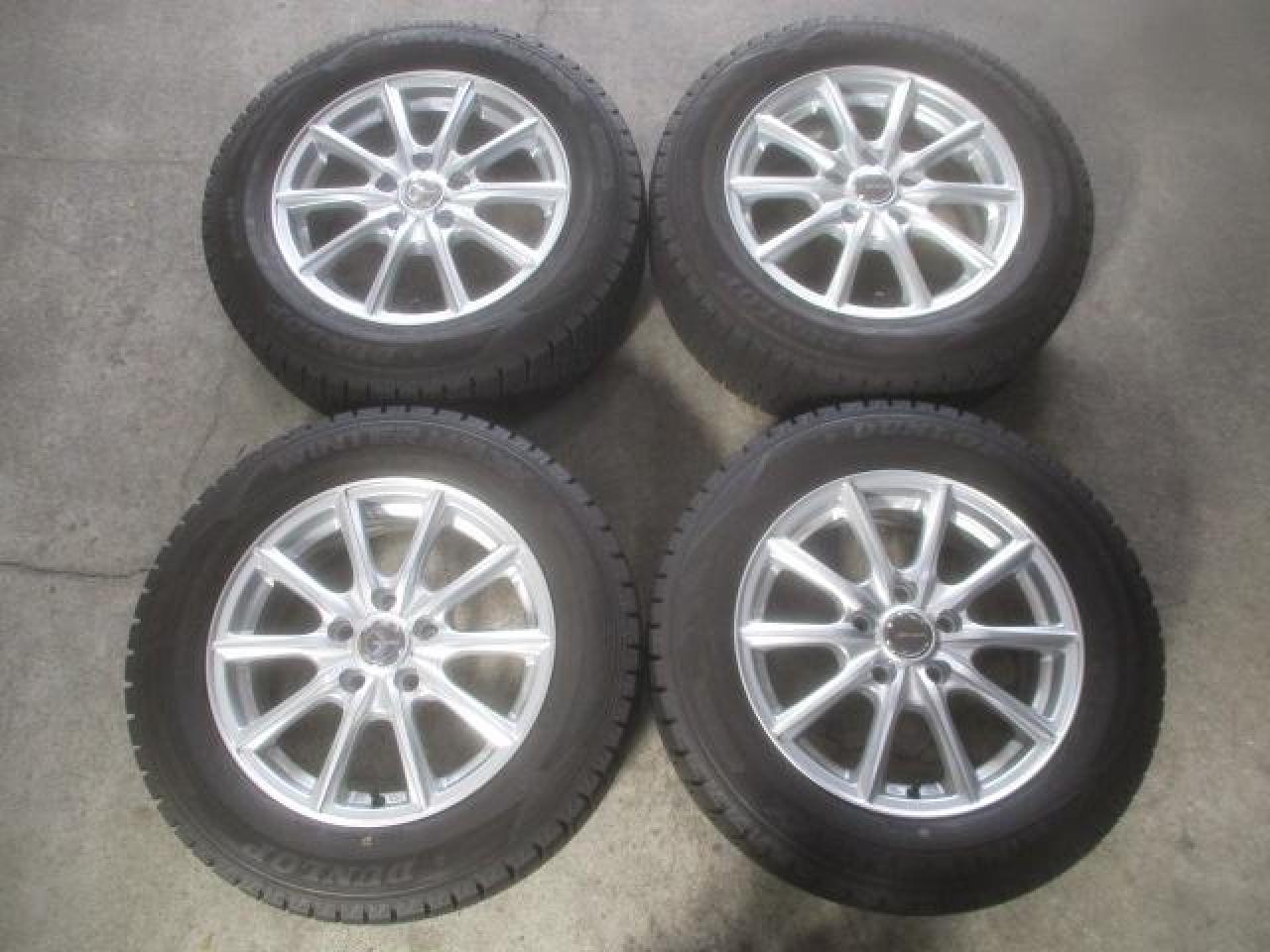 BRIDGESTONE ECO FORME SE-15+DUNLOP WINTER MAXX WM02 | カー用品 スタッドレスタイヤホイールセット 16インチスタッドレスタイヤホイール ...