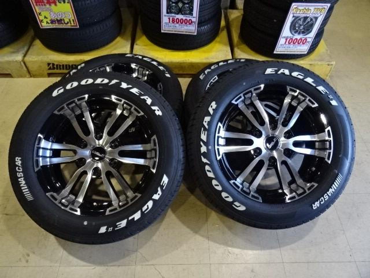 FLEX DELF-02 + GOODYEAR(グッドイヤー) EAGLE #1 NASCAR | 中古品 | アップガレージ 大分店 | カー用品 タイヤホイールセット 17インチタイヤ ...