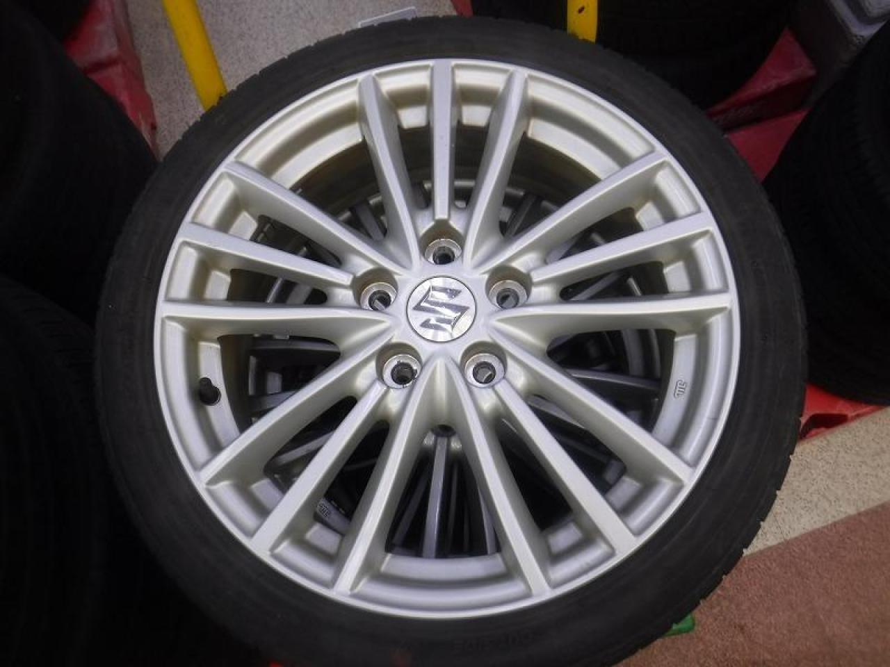 2スズキ純正(SUZUKI) スイフトスポーツ ZC32S 純正ホイール + BRIDGESTONE(ブリヂストン) POTENZA RE050A | カー用品 タイヤホイールセット 17 ...
