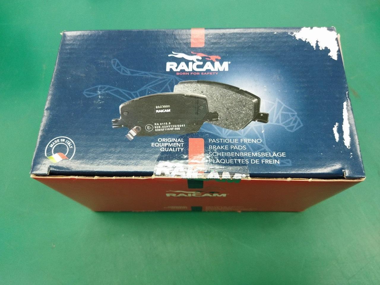 RAICAM ブレーキパッド RA.0817.0 フロント | 新古品 | アップガレージ 群馬高崎店 | カー用品 ブレーキ系 ブレーキ ...