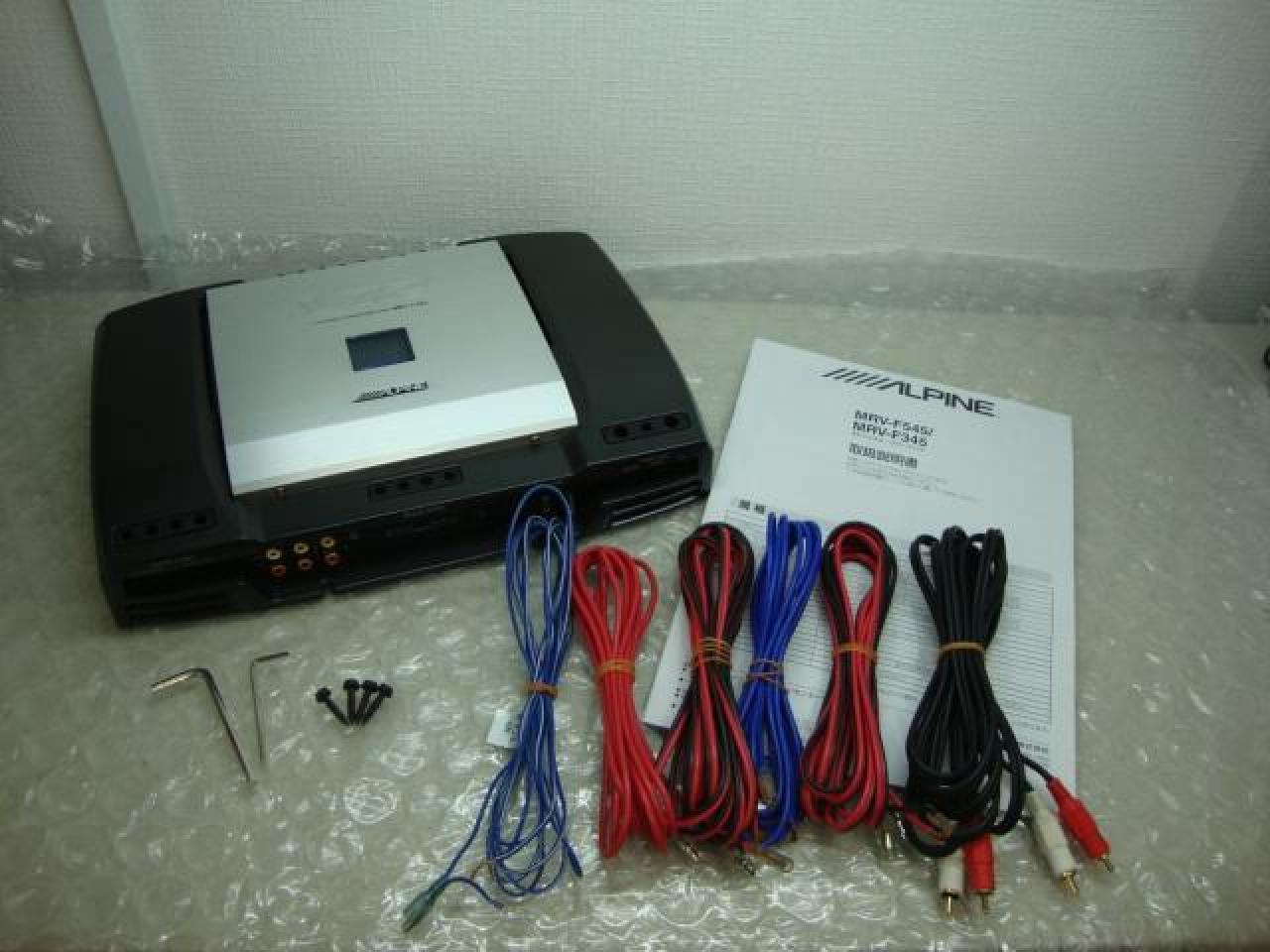 ALPINE MRV-F345 4chアンプ | カー用品 アンプを通販で購入する | 中古カー＆バイク用品の販売ならアップガレージ