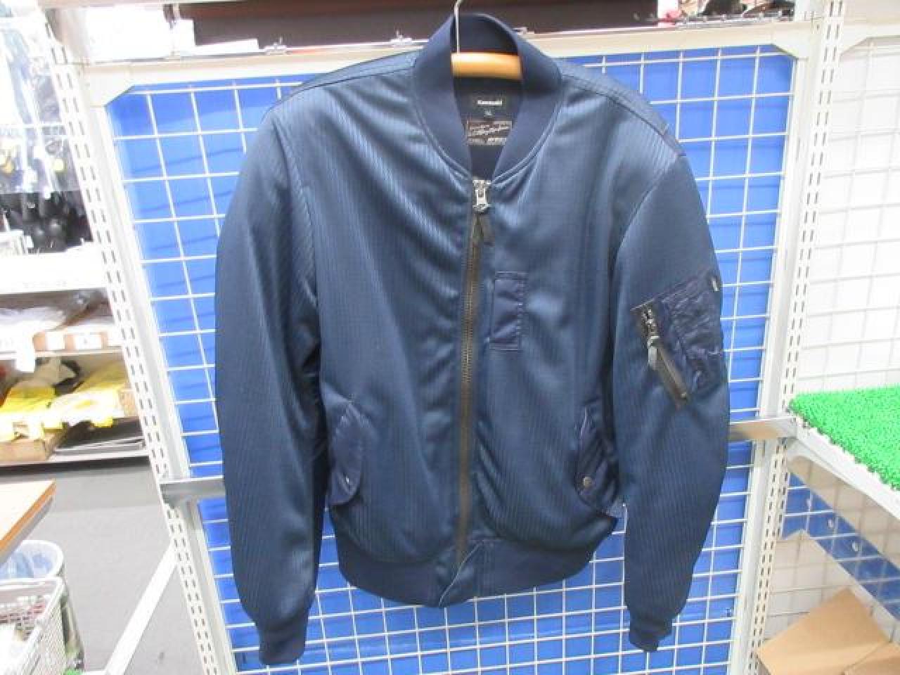 AVIREX(アビレックス) × KAWASAKI(カワサキ) P0415-6NVY MA-1タイプメッシュジャケット LLサイズ | 中古品 ...