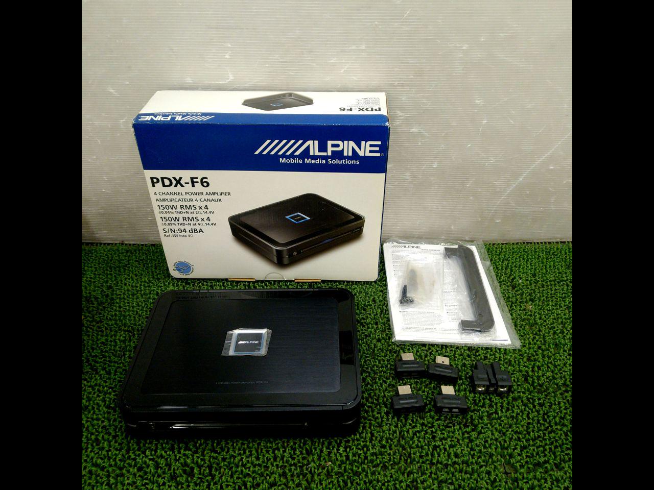 ALPINE(アルパイン)PDX-F6 4chパワーアンプ | カー用品 アンプを通販で購入する | 中古カー＆バイク用品の販売ならアップガレージ