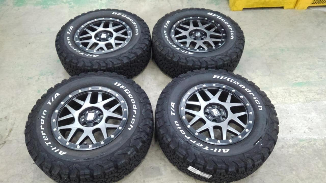 KMC XD SERIES(ケーエムシー エックスディーシリーズ) XD127 BULLY + BFGoodrich(ビーエフグッドリッチ) All-Terrain T/A KO2 | 中古品 ...
