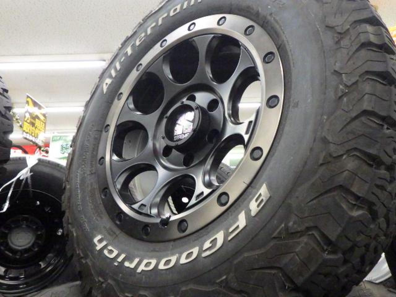 MLJ(エムエルジェイ) XTREME-J(エクストリームジェイ) XJ03 (6HOLE) + BFGoodrich(ビーエフグッドリッチ) ALL-Terrain T/A | 中古品 ...