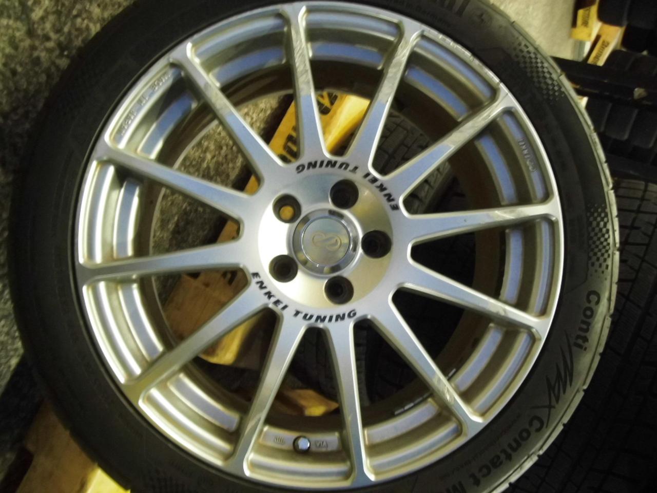 ENKEI(エンケイ) TUNING(チューニング) SC03 + Continental(コンチネンタル) Conti Contact ...