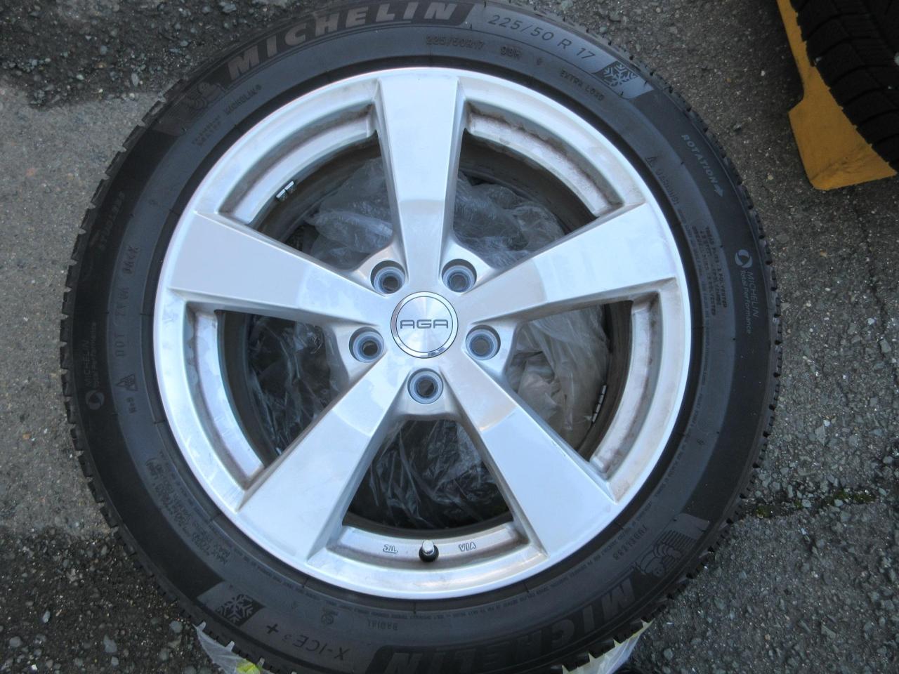 TARGA(タルガ) AGA 5本スポーク + MICHELIN(ミシュラン) X-ICE3+ | カー用品 スタッドレスタイヤホイールセット 17インチスタッドレスタイヤホイールセットを通販 ...