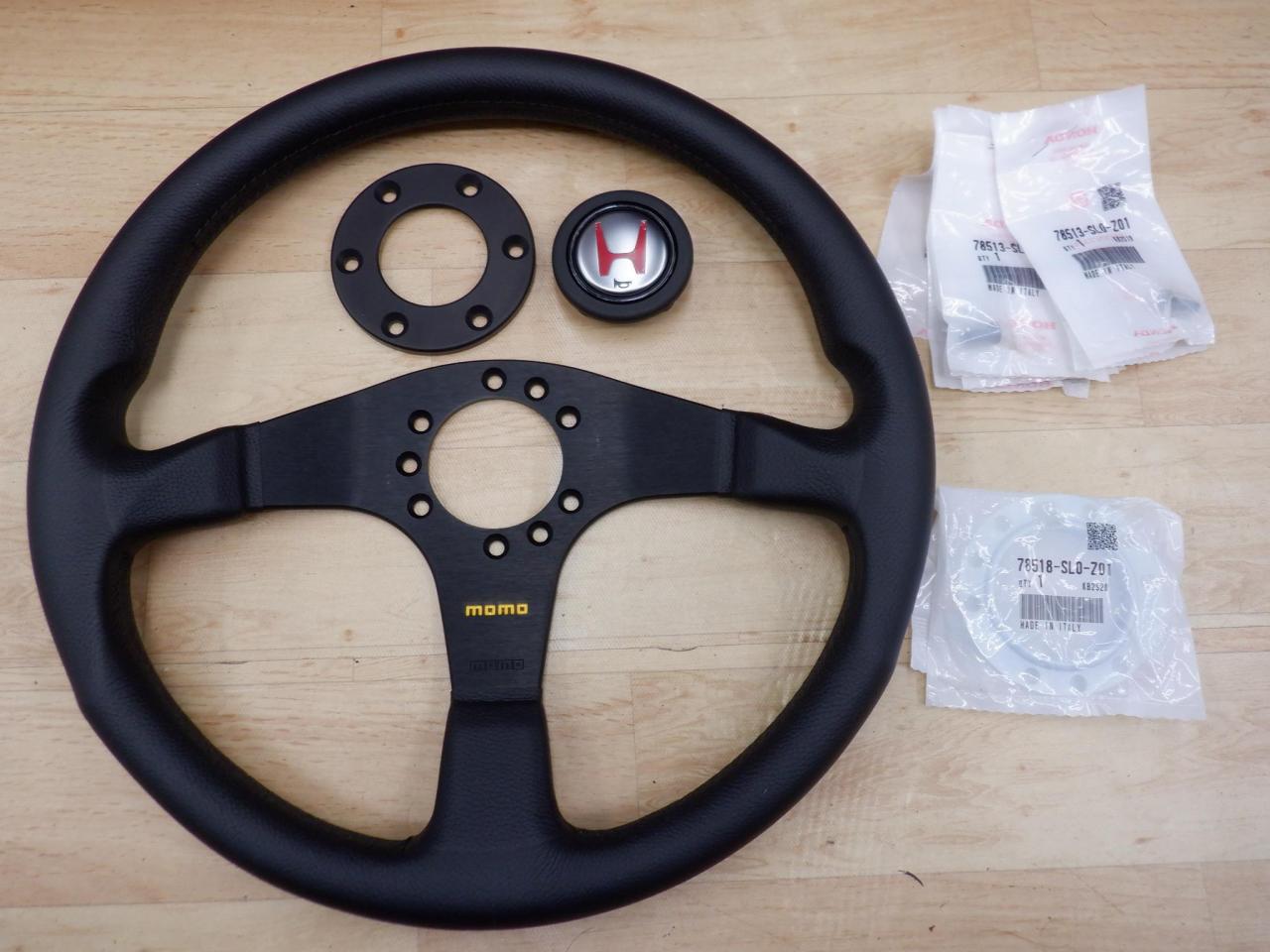 HONDA 純正MOMO製ホイールCOMPステアリング ブラックステッチ 78510-SL0-R01 NSX-R NA1/NA2 | 新古品 ...