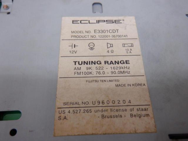 ECLIPSE E3301CMT | カー用品 ヘッドユニット CDチューナーを通販で購入する | 中古カー＆バイク用品の販売ならアップガレージ