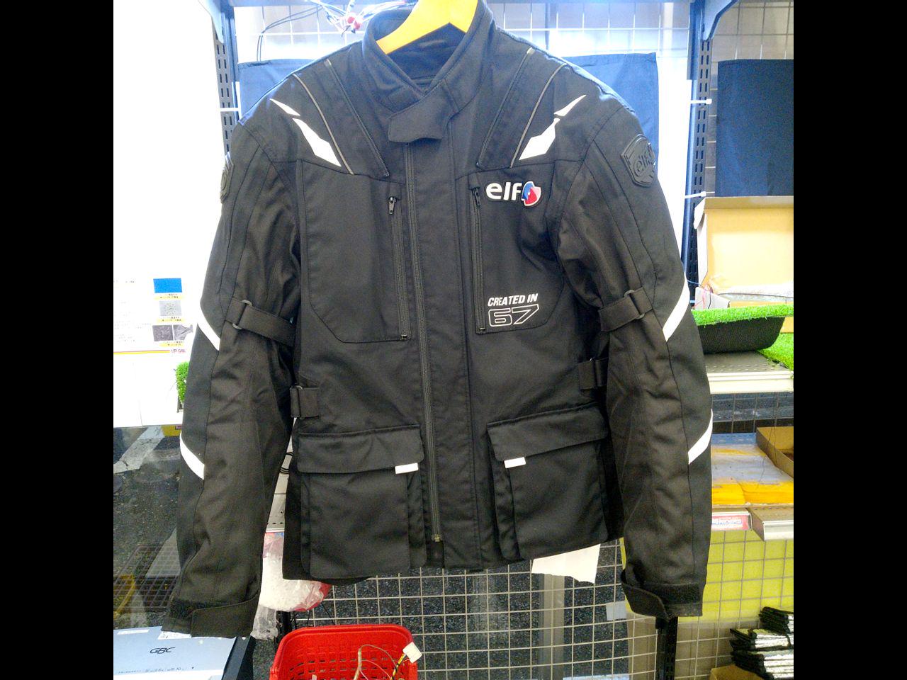 【サイズ:LL】elf(エルフ) ストレッチナイロンハーフロングブルゾン EL-8244 ブラック | バイク用品 ウエア ジャケット(二輪)を通販で購入する | 中古カー＆バイク用品の販売 ...
