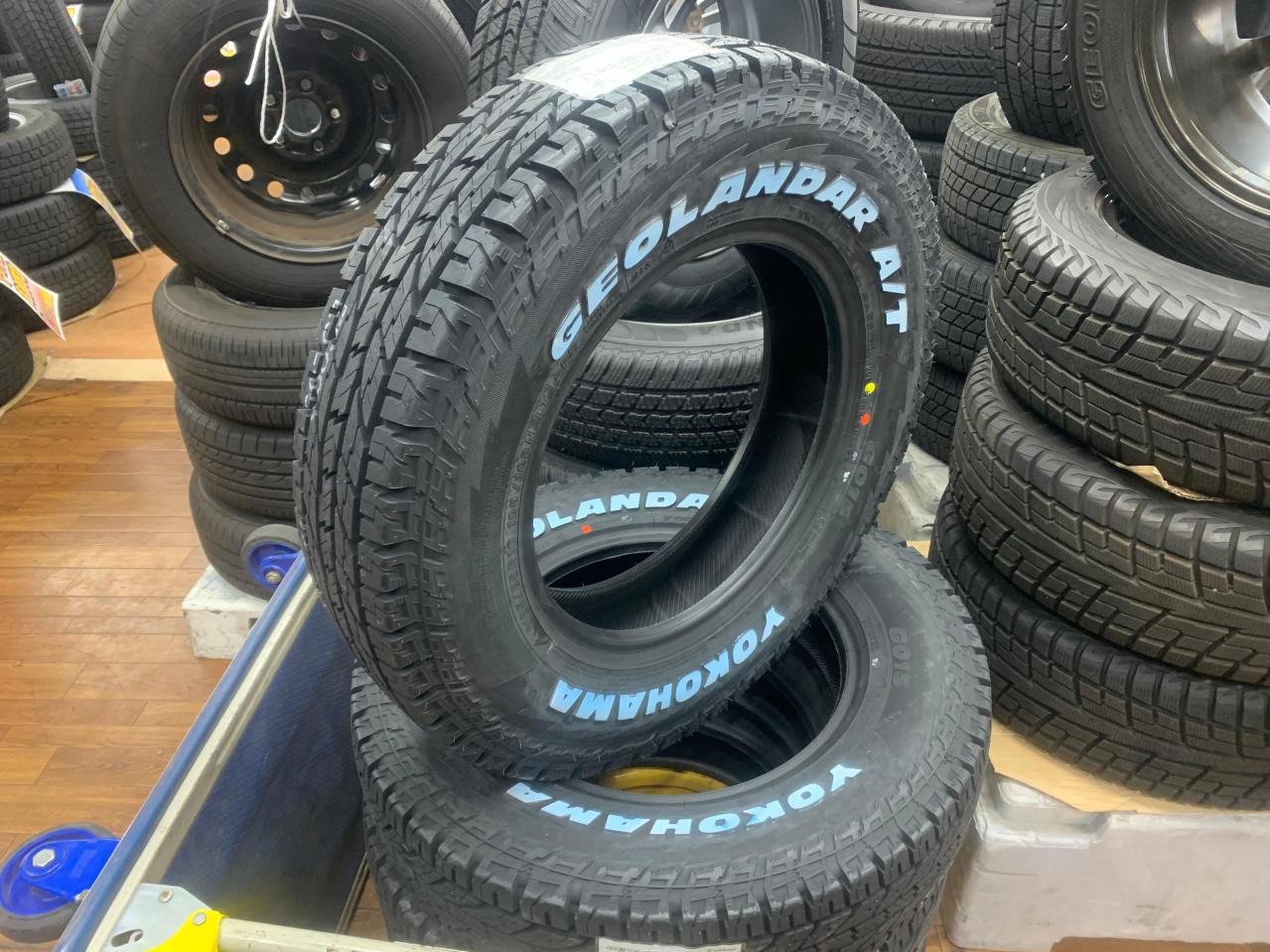 YOKOHAMA(ヨコハマ) GEOLANDAR(ジオランダー) A/T G015 185/85R16 105/103N LT [E5288]*片側ホワイトレター | 新品 | アップガレージ ...