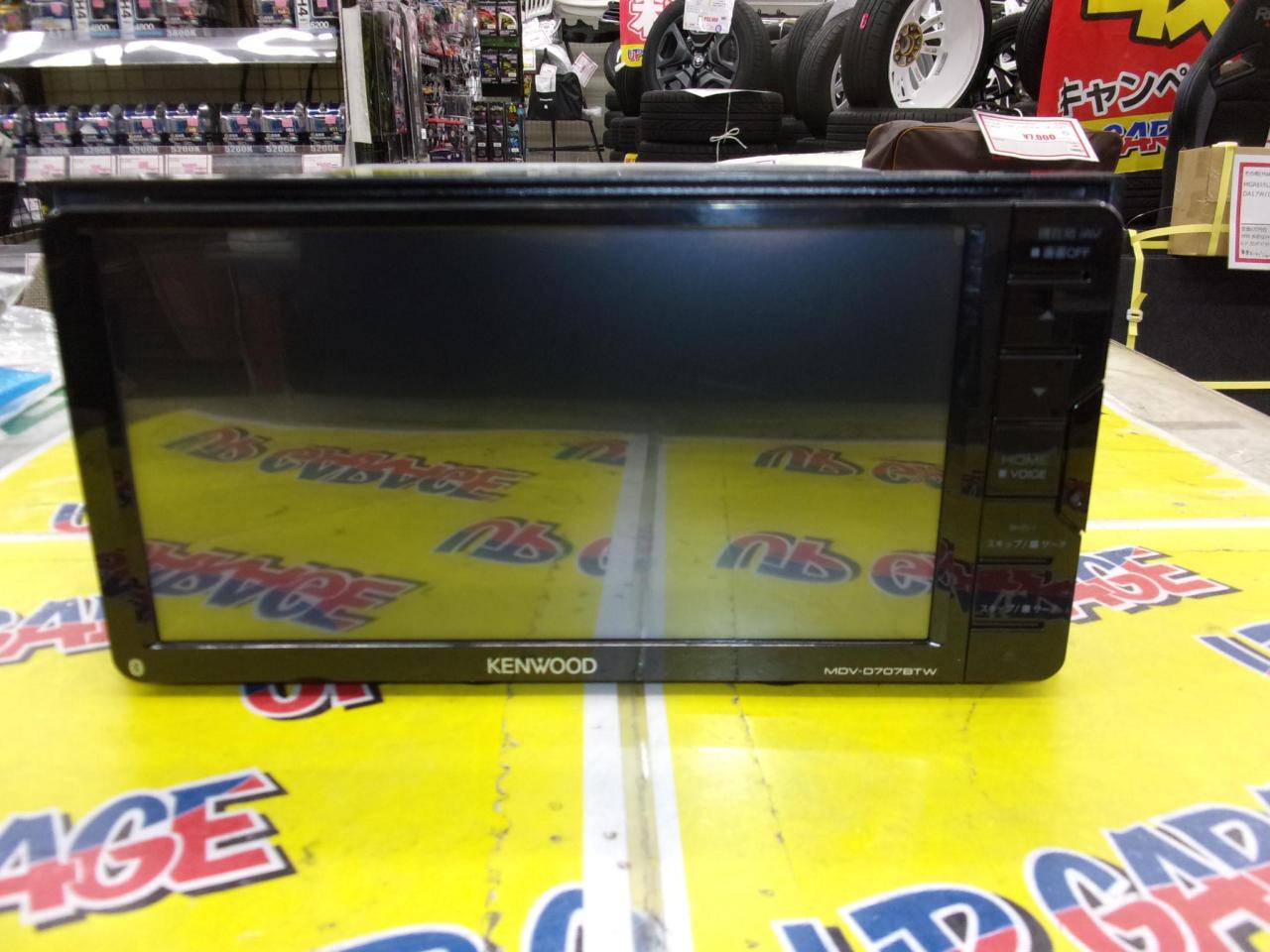 KENWOOD MDV-D707BTW 地上デジタルTVチューナー/Bluetooth内蔵 DVD/USB/SD AVナビゲーションシステム | 中古品 | アップガレージ 浜松インター店 ...