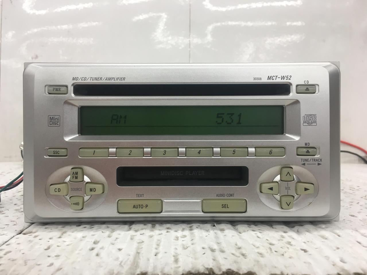 トヨタ純正(TOYOTA) MCT-W52 | 中古品 | アップガレージ 盛岡インター店 | カー用品 ヘッドユニット MD+CDを通販で購入する | 中古カー＆バイク用品の販売ならアップガレージ