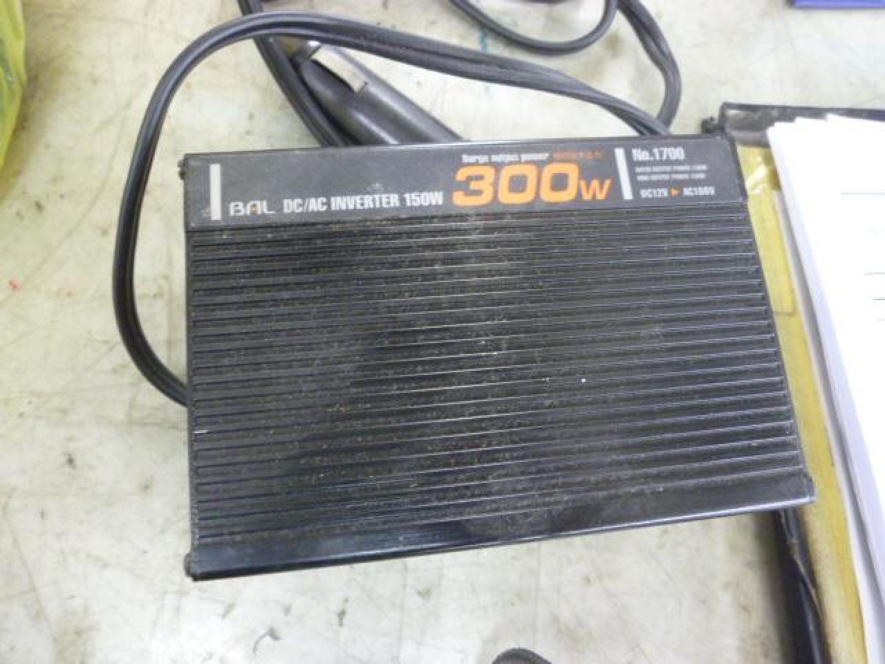 BAL DC/AC インバーター No.1700 | カー用品 電装系 コンバーターを通販で購入する | 中古カー＆バイク用品の販売ならアップガレージ