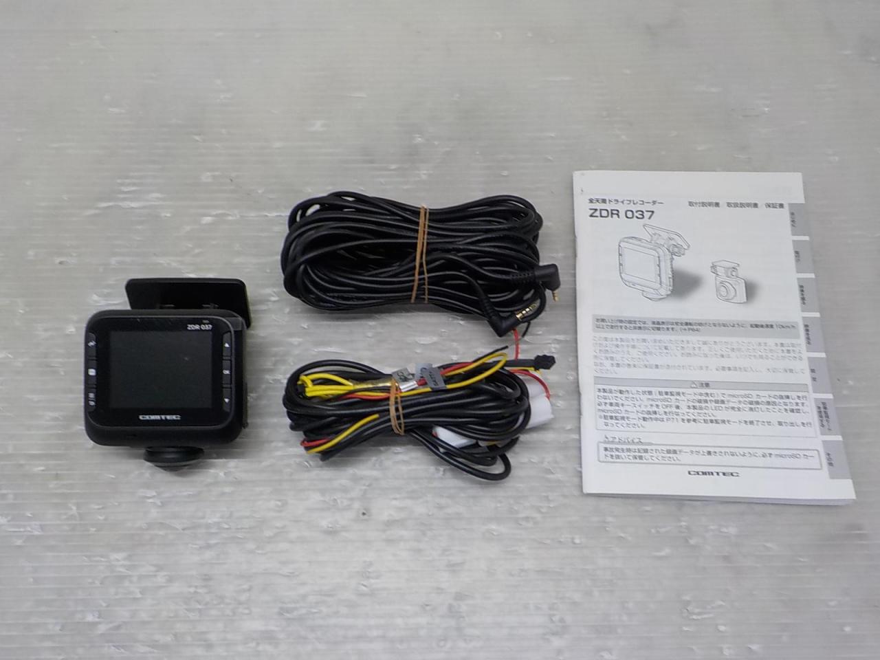 COMTEC(コムテック) ZDR037 360°ドライブレコーダー | カー用品 カーAVアクセサリー ドライブレコーダーを通販で購入する | 中古カー＆バイク用品の販売ならアップガレージ