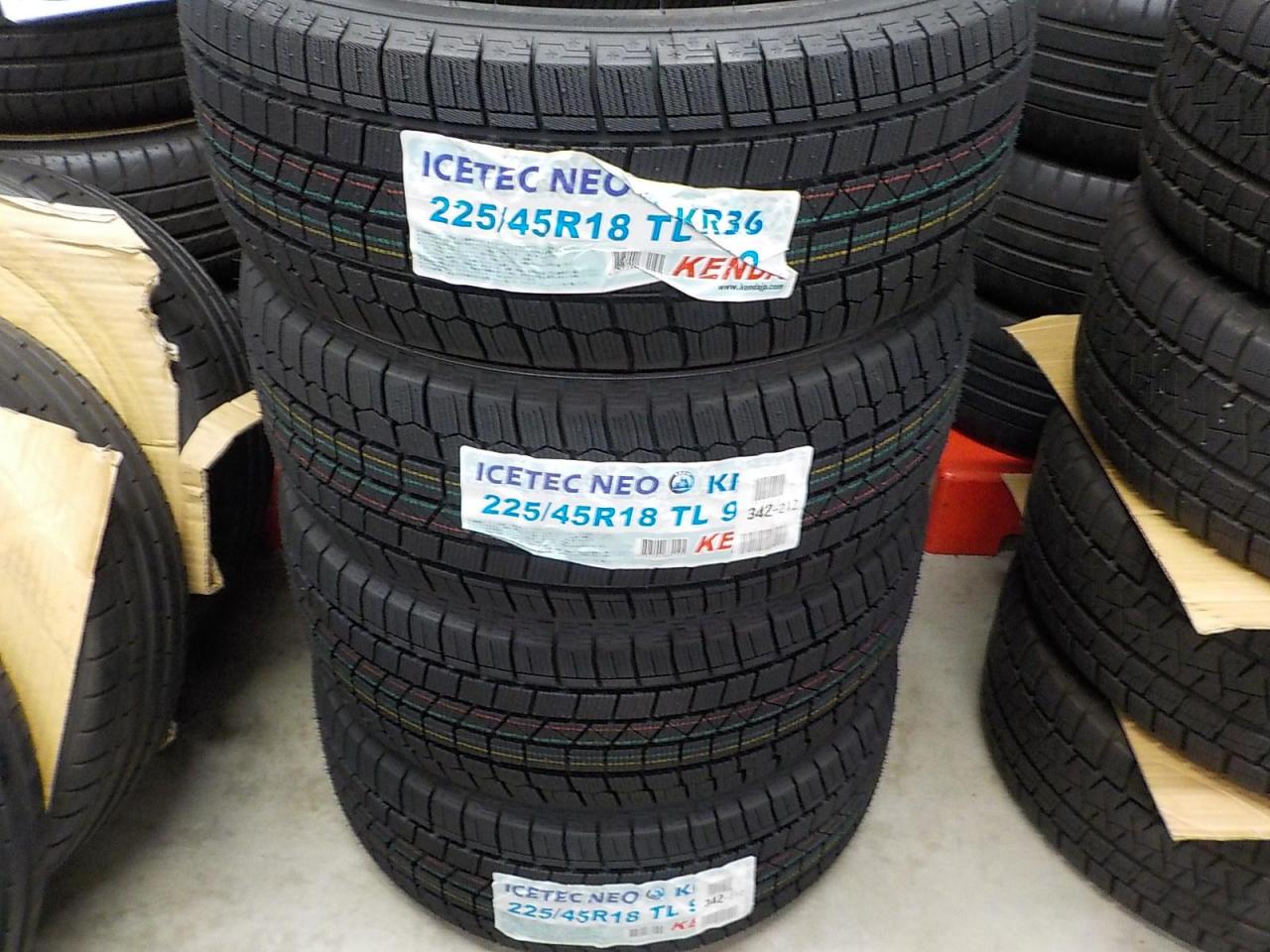 【新品スタッドレスタイヤ4本セット】KENDA(ケンダ) ICETEC NEO(アイステック ネオ) KR36 | カー用品 スタッドレスタイヤ 18インチスタッドレスタイヤを通販で購入する ...