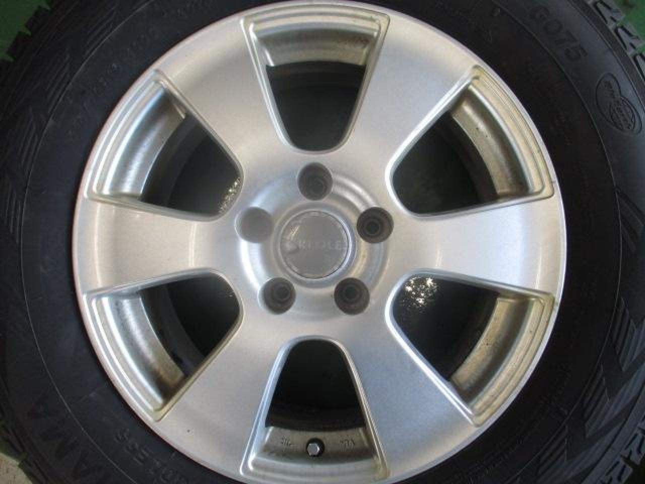 YOKOHAMA iceGUARD G075 + GREOLE 6本スポークホイール | 中古品 | アップガレージ 札幌新発寒店 | カー ...