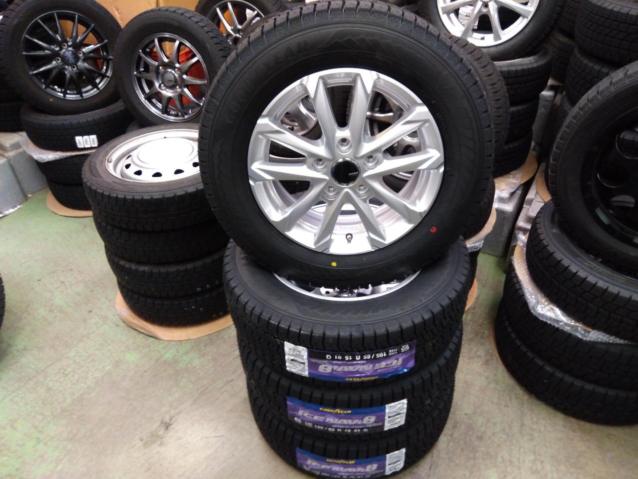 MONZA JAPAN MONZA ZACK JP-325 + GOODYEAR ICE NAVI 8 【新品セット!!!】 | カー用品 スタッドレスタイヤホイールセット 15インチ ...