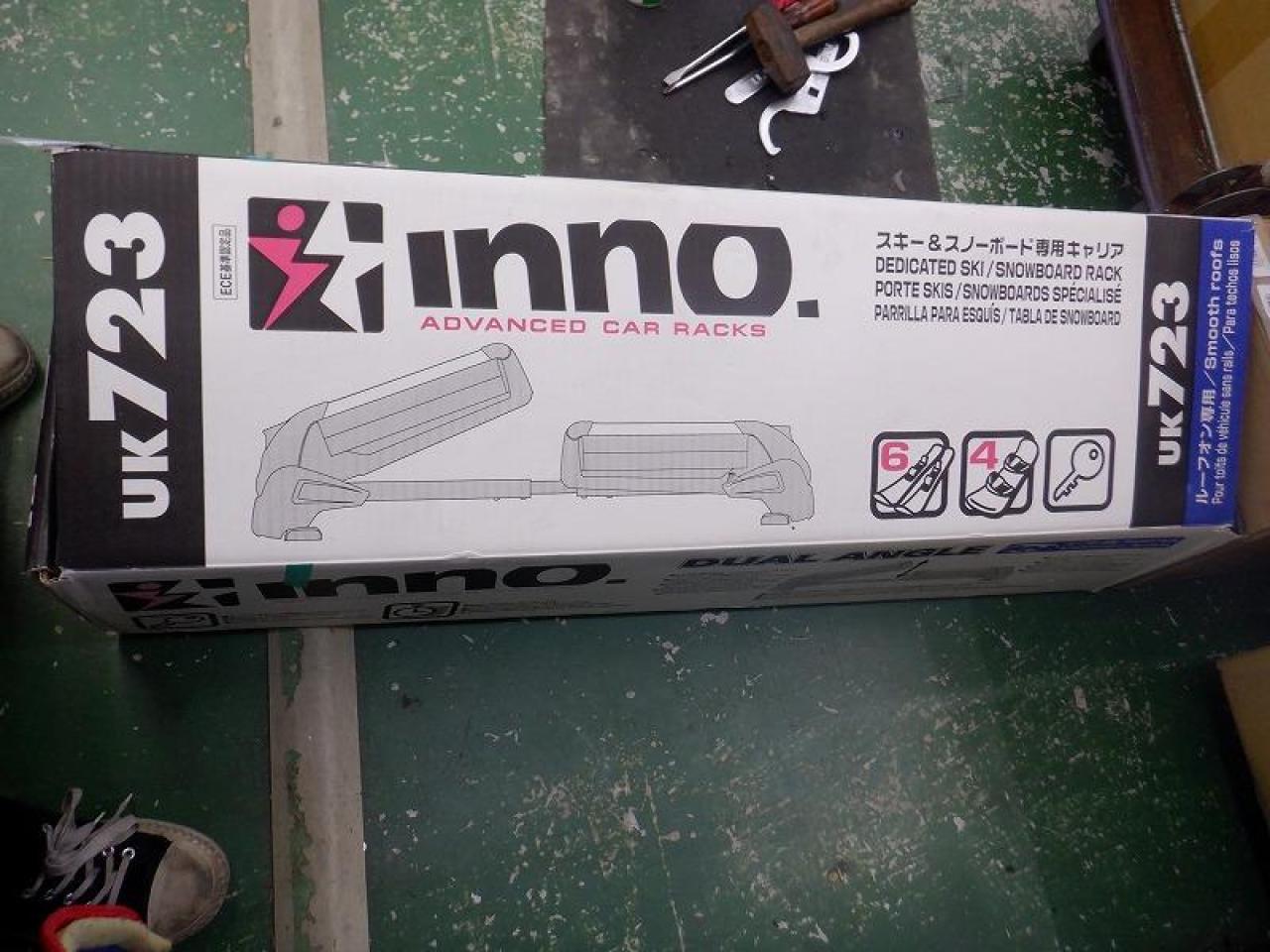 値下げしました!】INNO(イノー)UK723 デュアルアングルルーフオンタイプウインターキャリア | 中古品 | アップガレージ 大阪門真店 | カー用品 キャリアを通販で購入する | 中古 ...